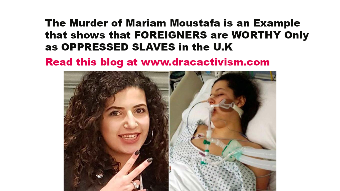 The Murder of Mariam Moustafa is an Example that shows that FOREIGNERS ...